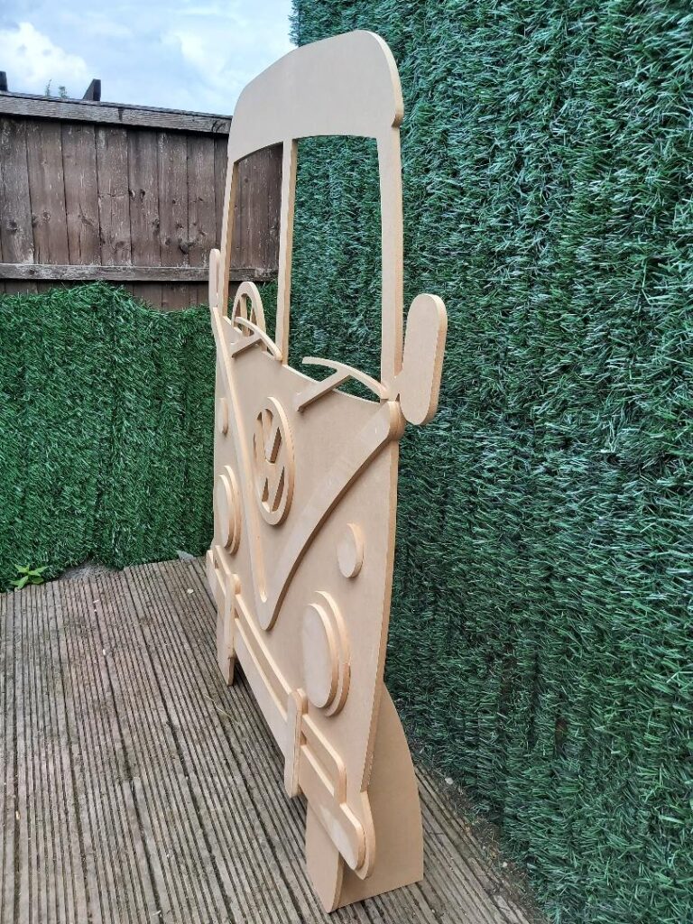 VW Camper van themed Mdf 2 person 5ft Photo Prop Wedding Event Selfie ...